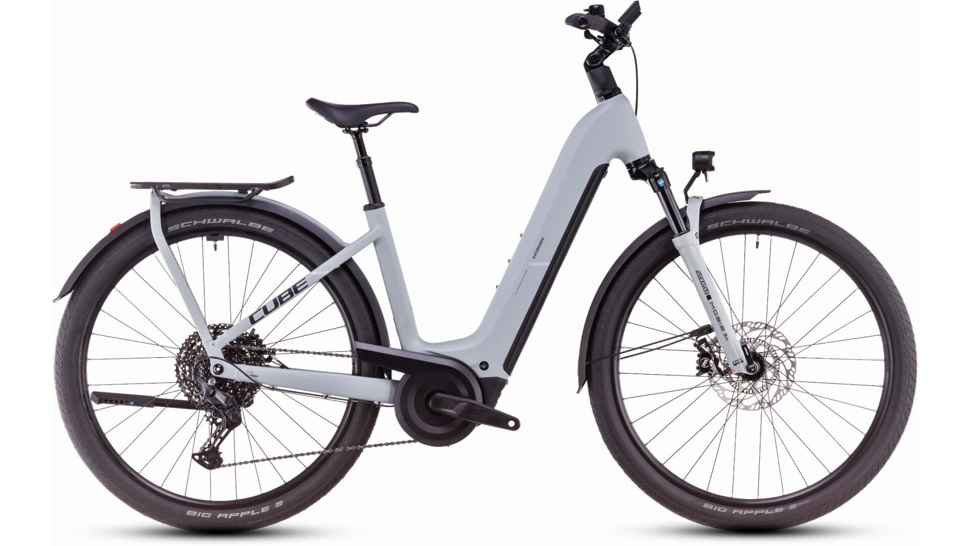 Cube Kathmandu Hybrid EX ABS 800 Wh E-Bike Easy Entry 28" haze´n´blac